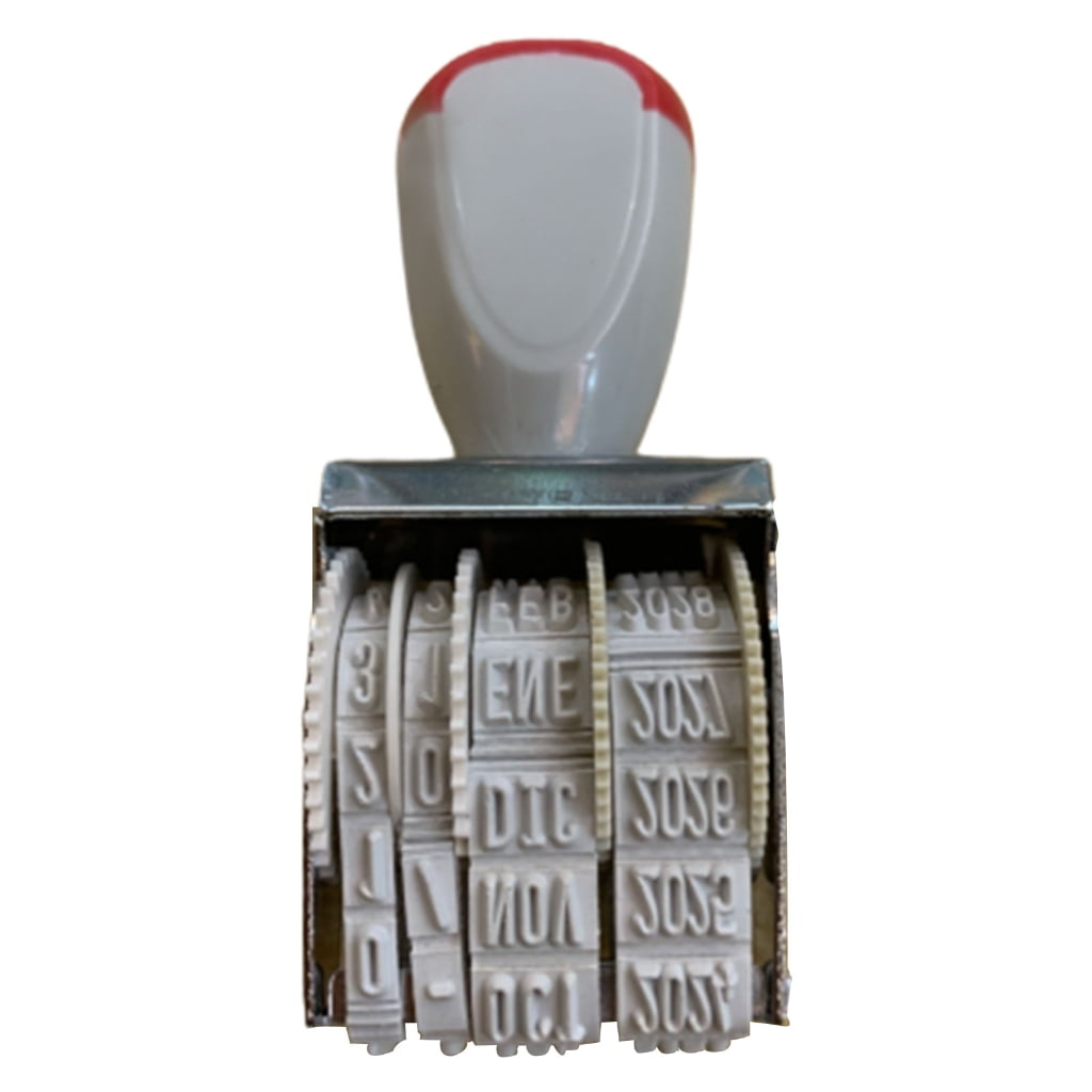 WINDLAND Rubber Stamp Line Dater for Scrapbooking Packaging Paper Craft Rubber Date Stamp ...