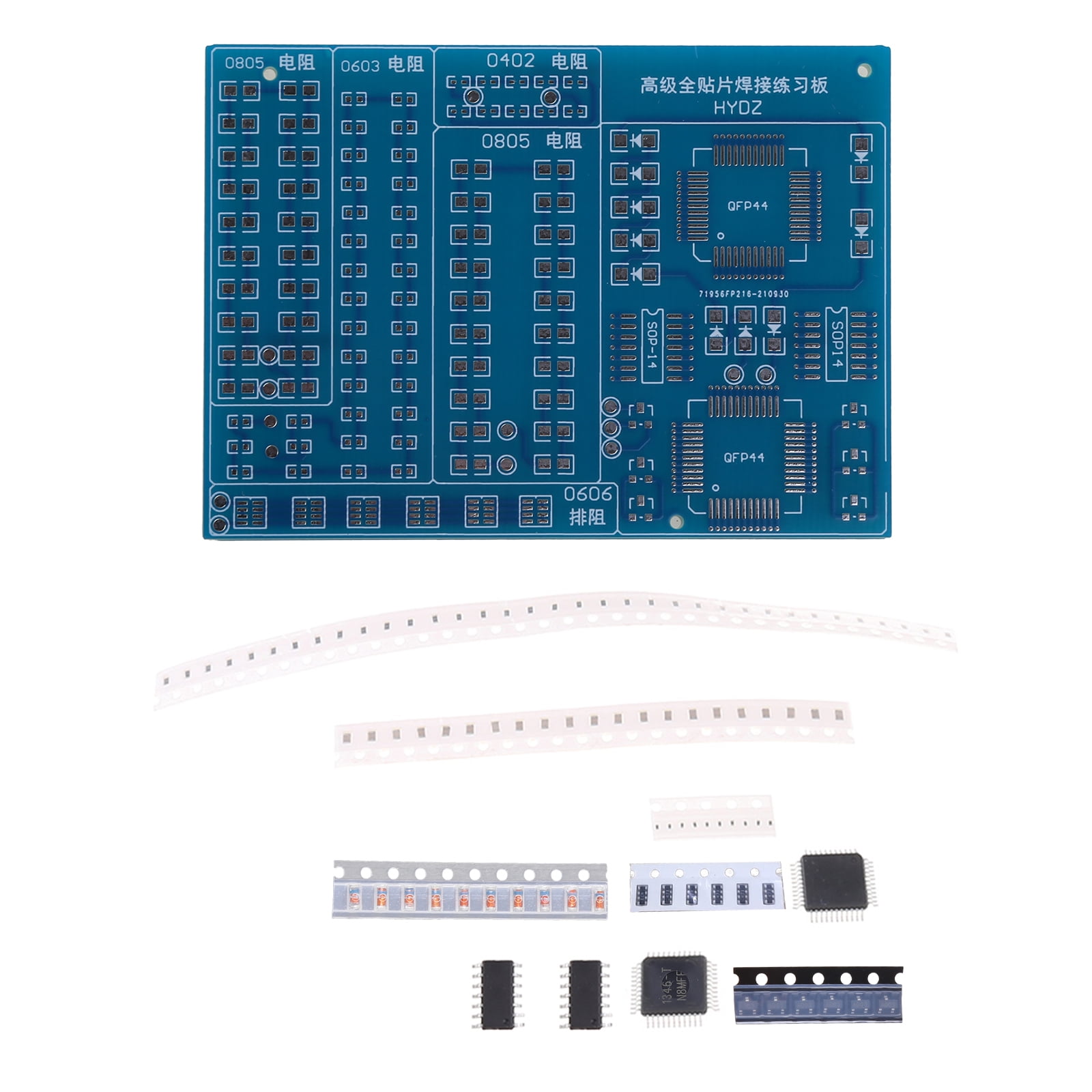 WINDLAND SMT Components SMD Soldering Practice Board Plate DIY Kit ...