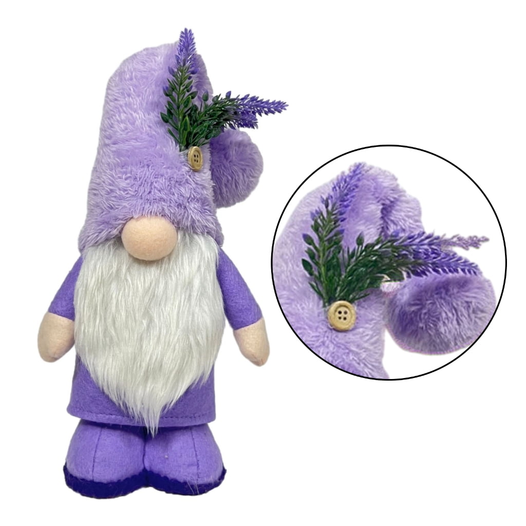 WINDLAND Scandinavian Lavender Gnomes Figurines Plush Nordic Dwarfs ...