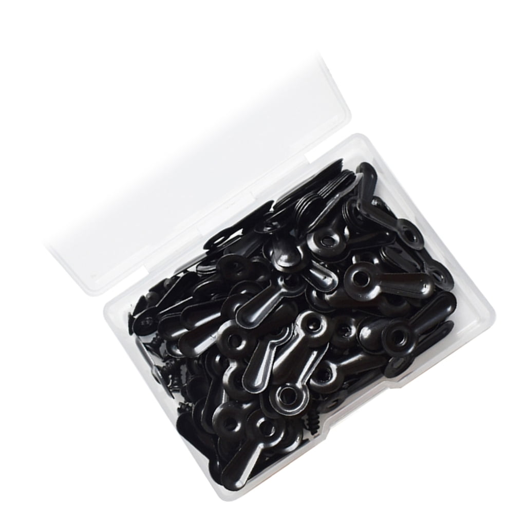 WINDLAND Set of 100 Metal Pictures Frame Hangers Fasteners Screws for ...