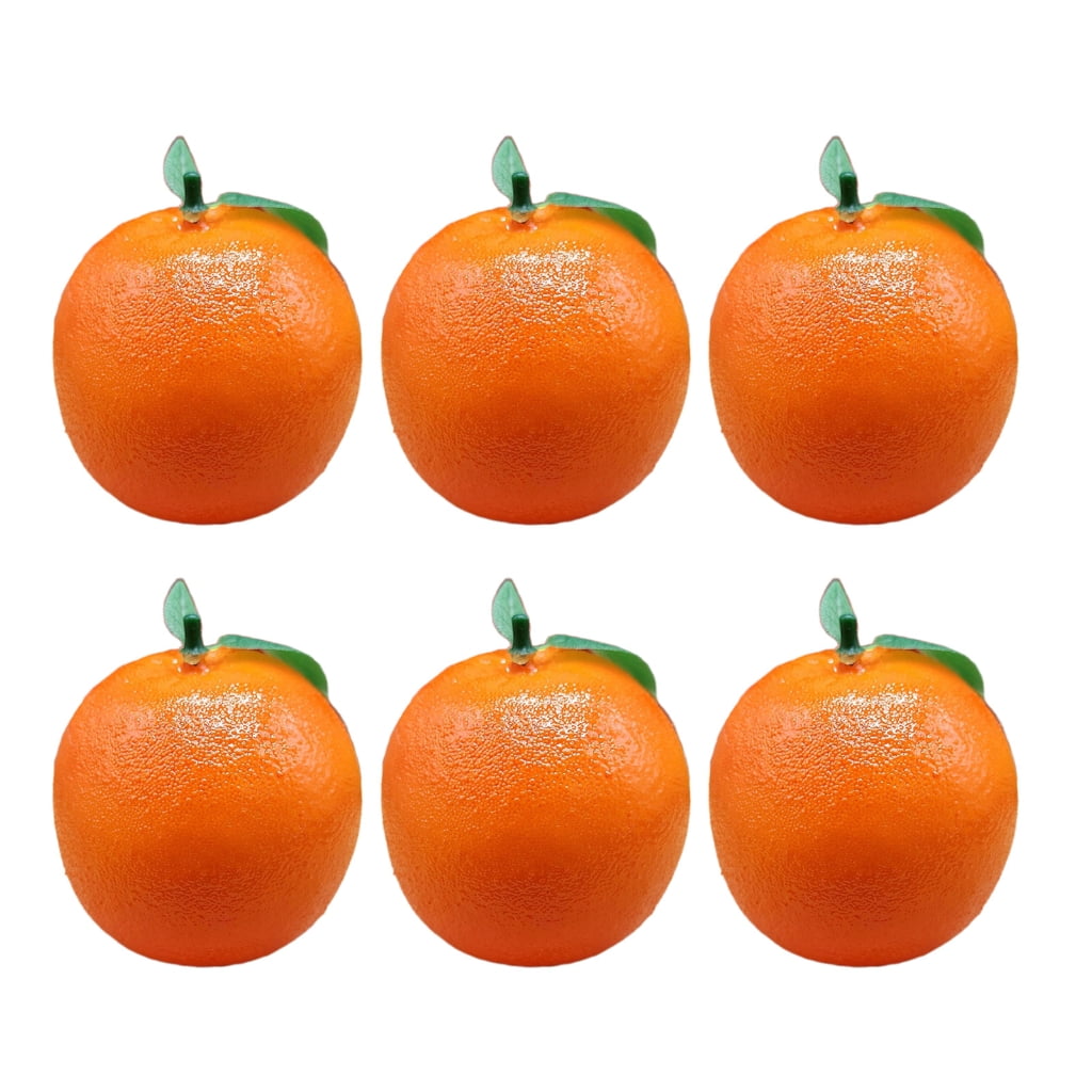 WINDLAND Set of 6 Realistic Orange Fake Orange Model for Photography ...