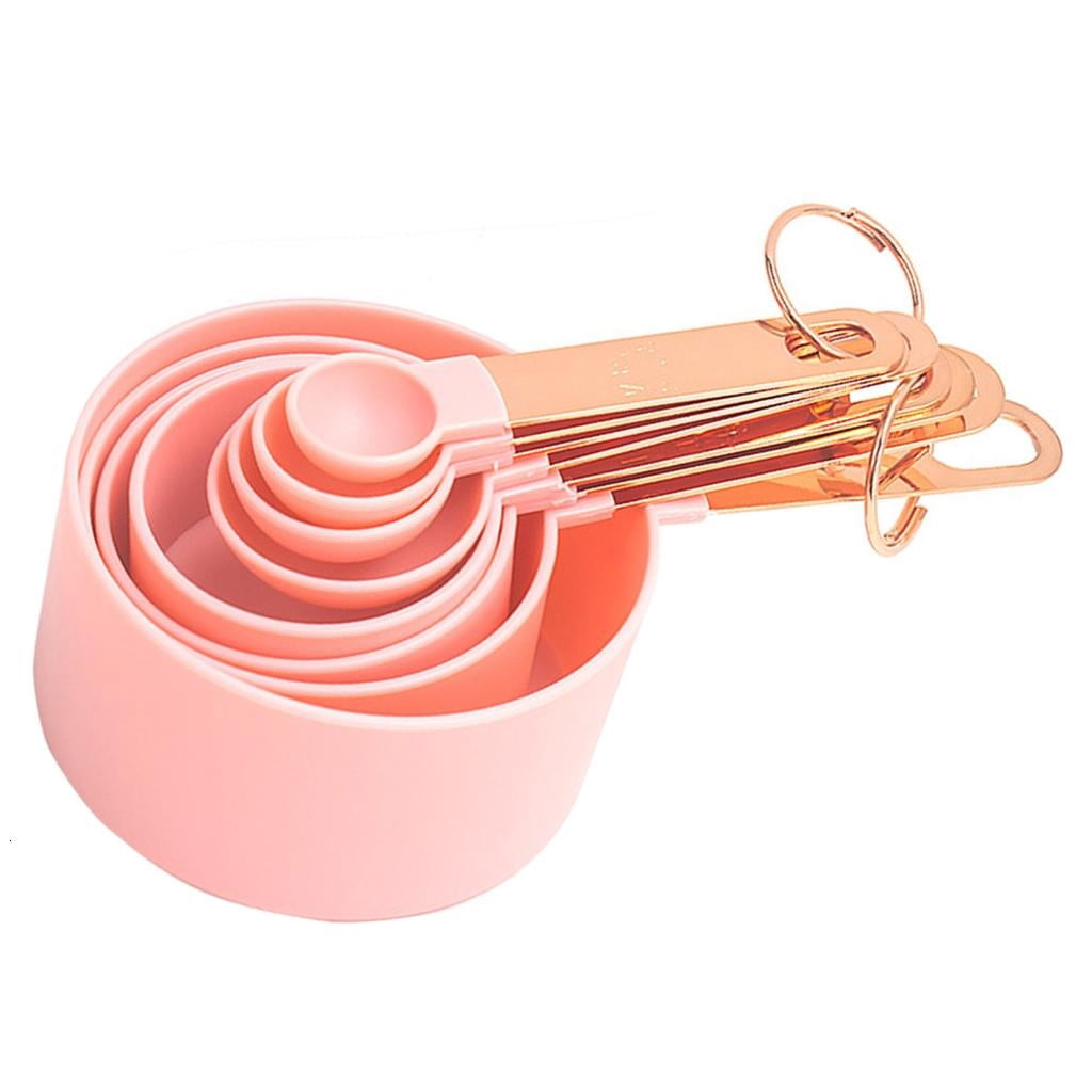 WINDLAND Set of 8 Baking Tool Set Stainless Steel Measuring Cups ...
