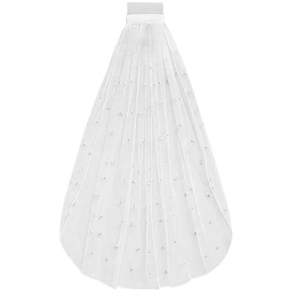 WINDLAND Short Veil for Bride Bridesmaids Wedding Ceremony Veil Wedding ...