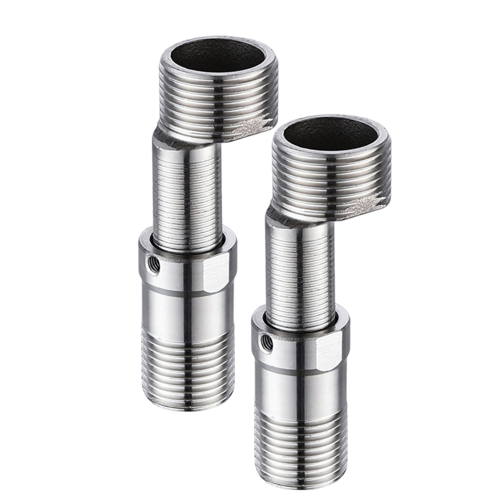 WINDLAND Shower Head Adapters 360 Degree Rotating Stainless Steels ...