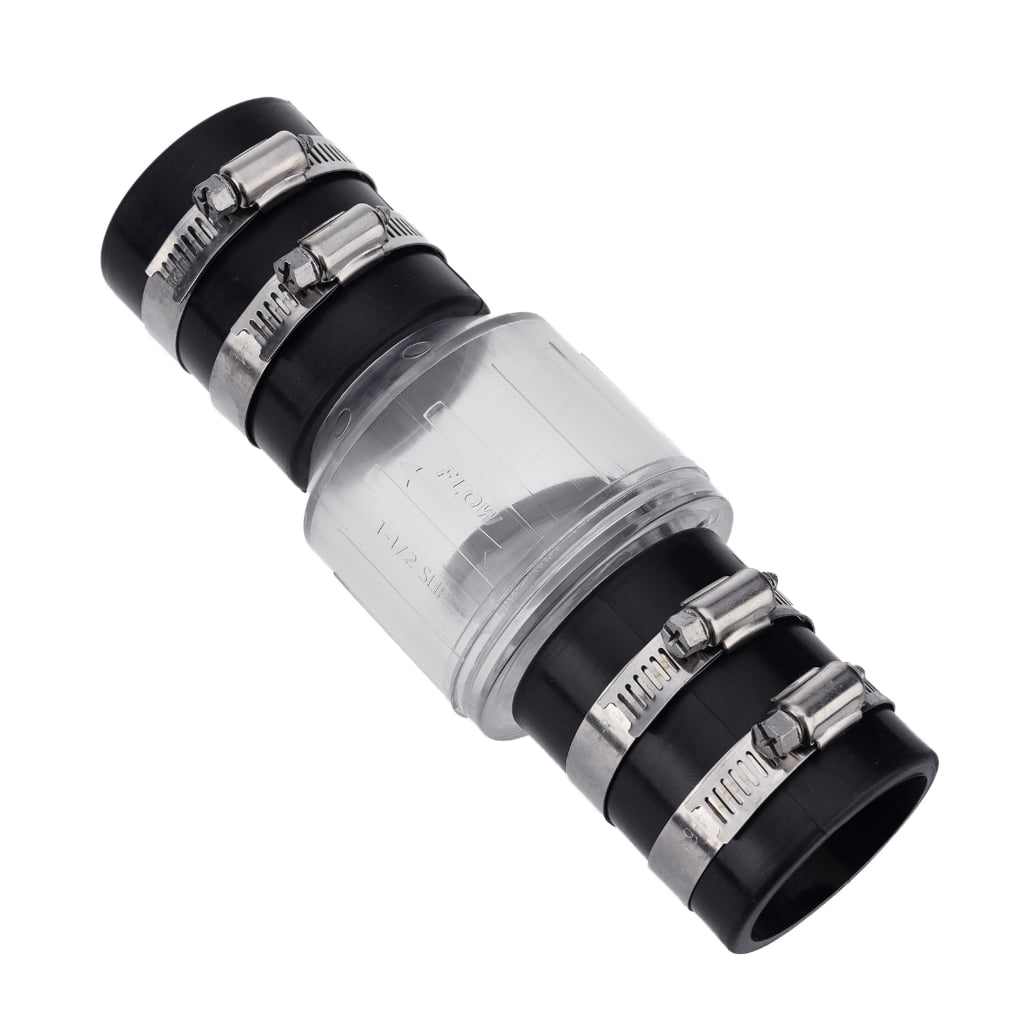 WINDLAND Silents Check Valves with Clamps Sump Pump Check Valves for ...