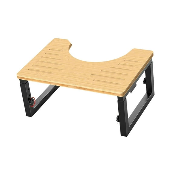 WINDLAND Small Foldable Bath Step Stool Adjust Height Toilet Seat ...