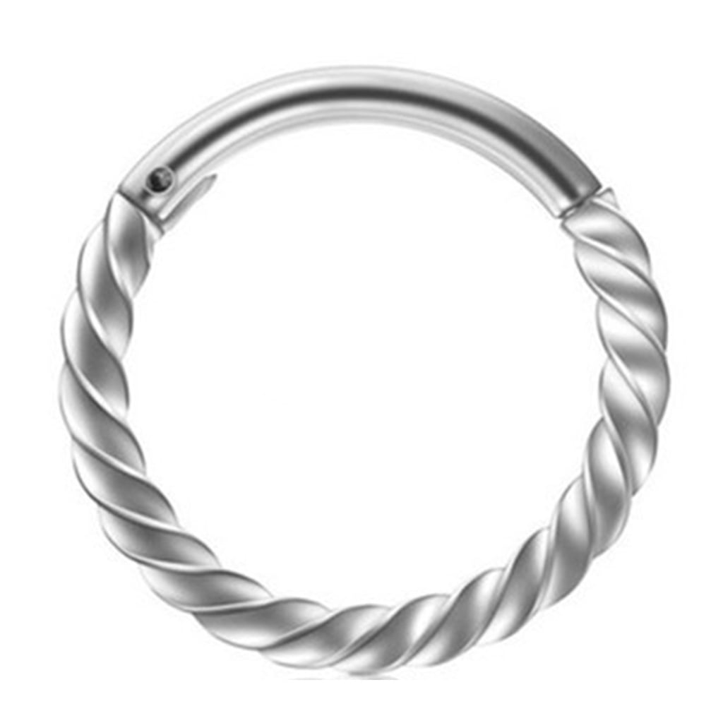 WINDLAND Small Nose Rings Unique Body Clip Stainless Steel Nose Hoop Septum Cartilage - Walmart.com