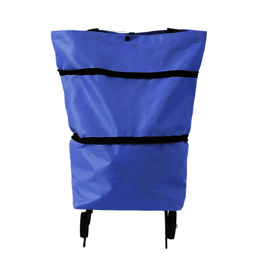 WINDLAND Small Pull Cart Trolley Bag On Wheels Multifunction Adults ...