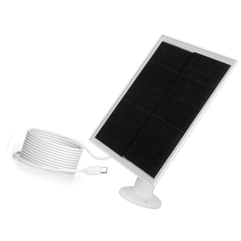 WINDLAND Solar Panel Charger 6W 5V Type C for Security Camera Outdoor ...