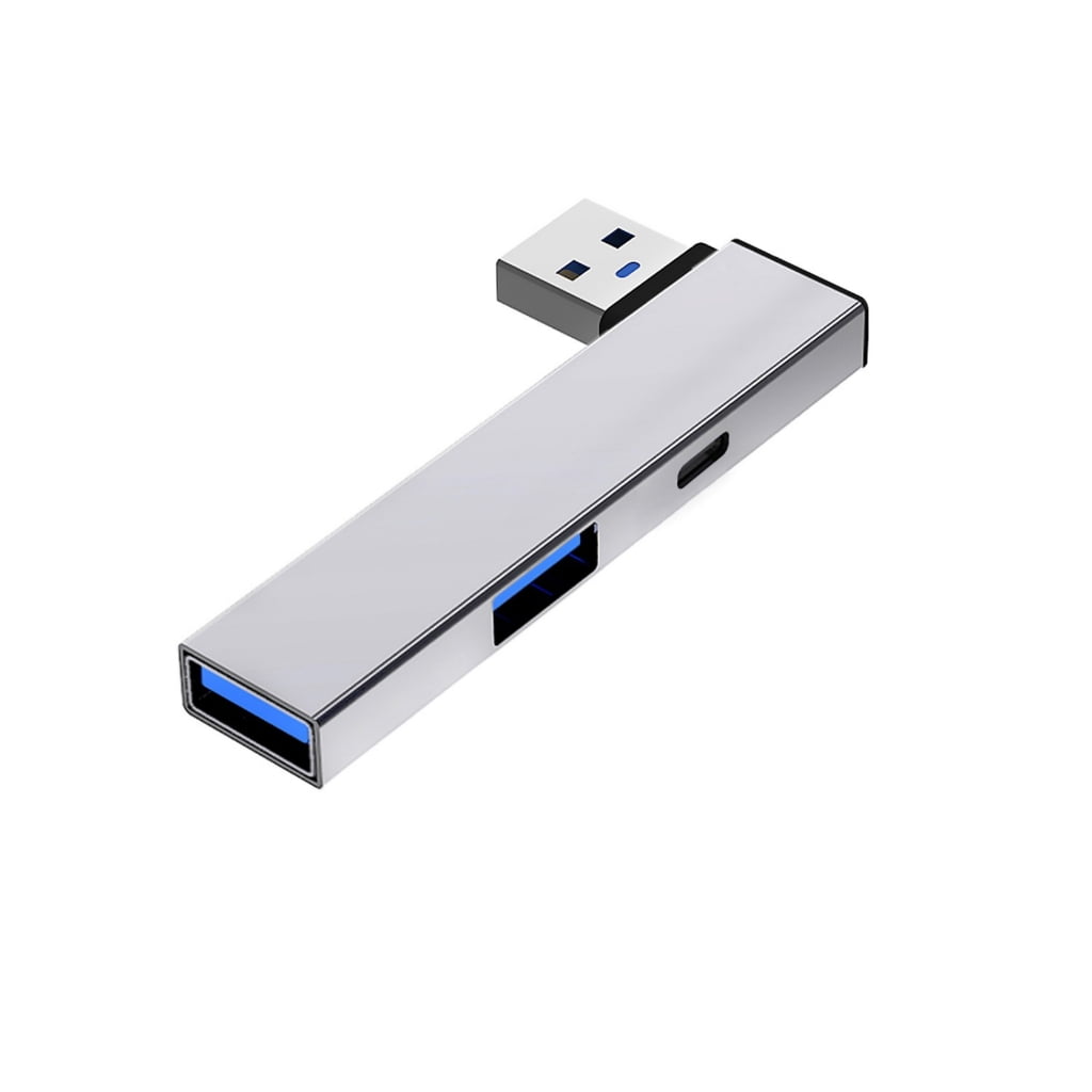 WINDLAND Speed USB3.0 Hub USB to Type C+2 USB Port Extension Adapter ...