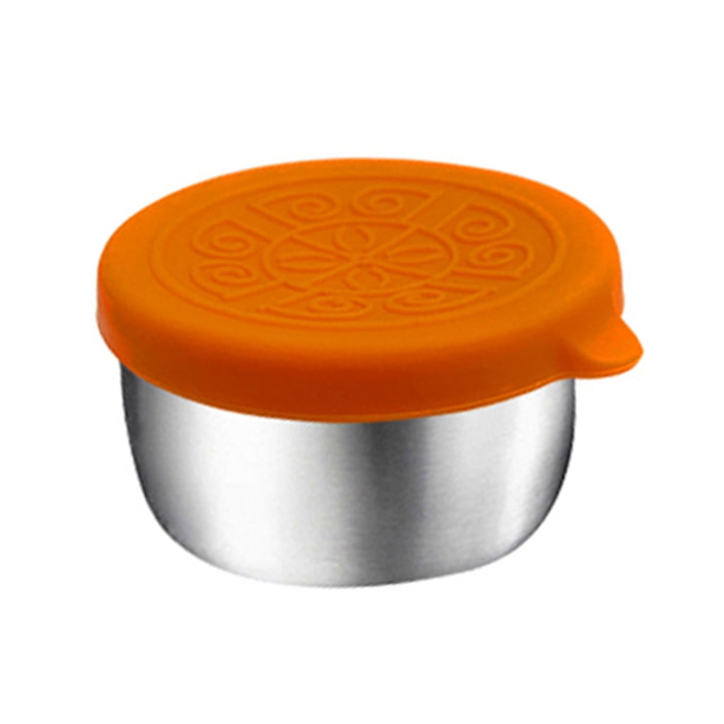 WINDLAND Stainless Steel Condiment Container with Lid Sealing Dipping ...