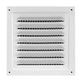 WINDLAND Stainless Steel Soffit Vent Cover Louvered Grille Wall Vent ...