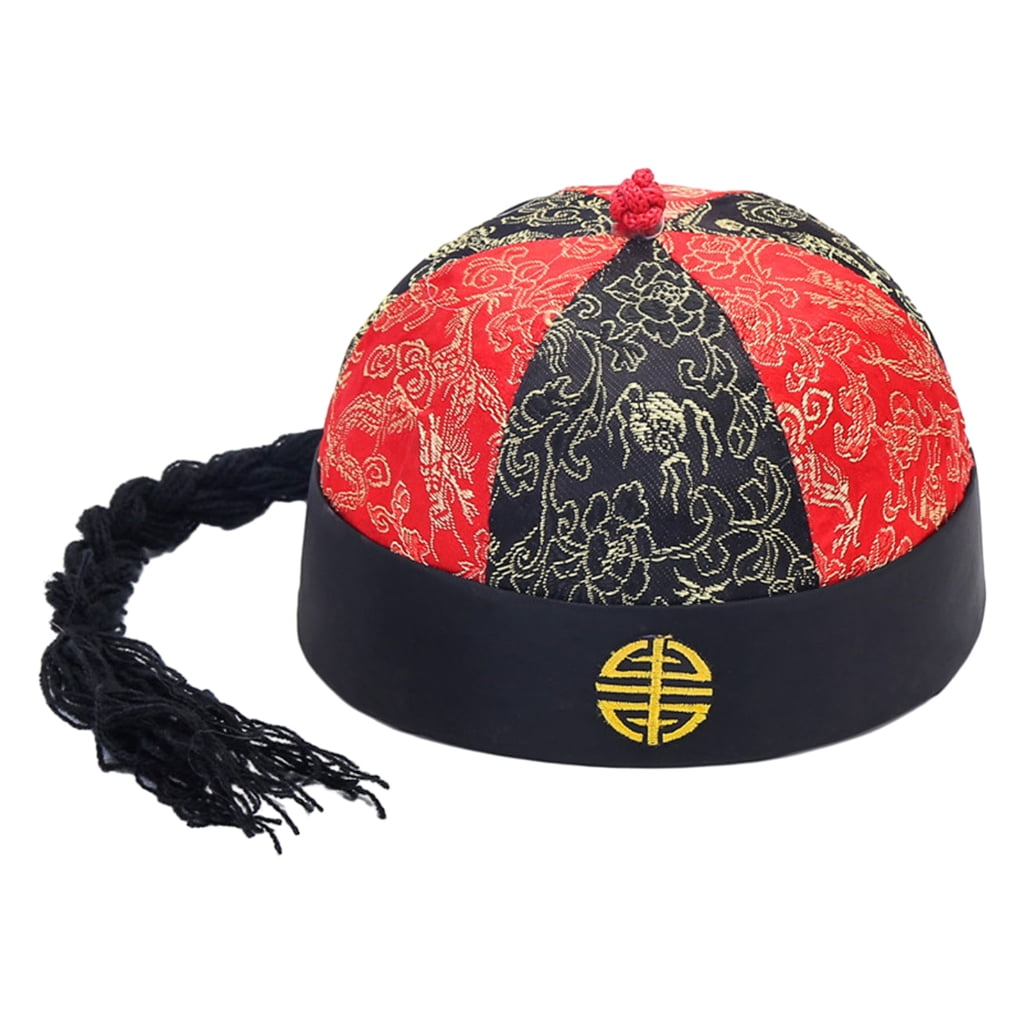 WINDLAND Stylish Emperors Hat for Halloween Cosplay Qing Dynasty ...
