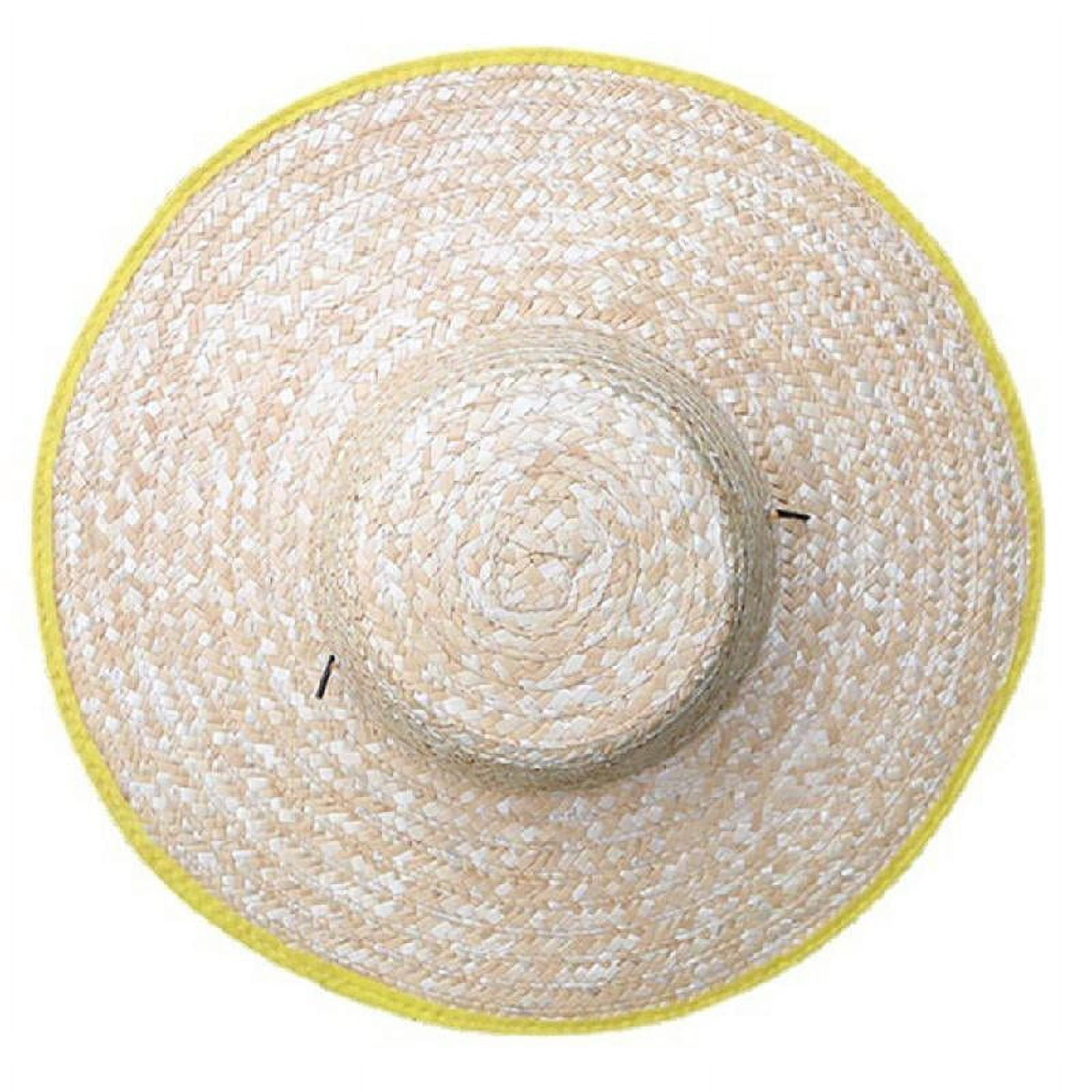 WINDLAND Stylish Straw Hat with Wide Brim and Adjustable Drawstring for ...