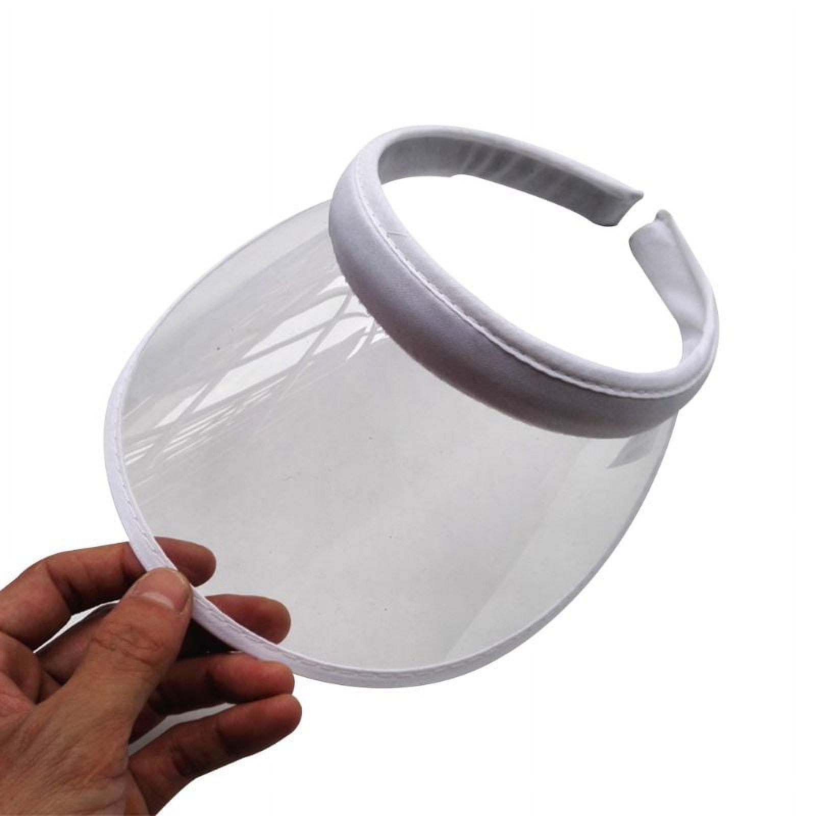 WINDLAND Summer Sunscreen Open Top for Sun Visor Hat PVC Plastic Wide ...