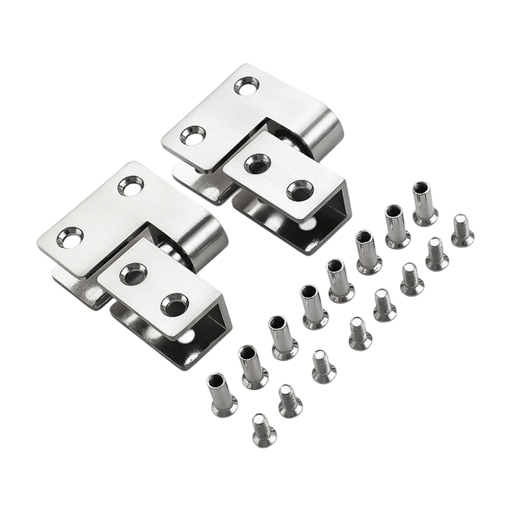 WINDLAND Toilet Partition Hinges Heavy Duty Stall Hardware Door Panel ...