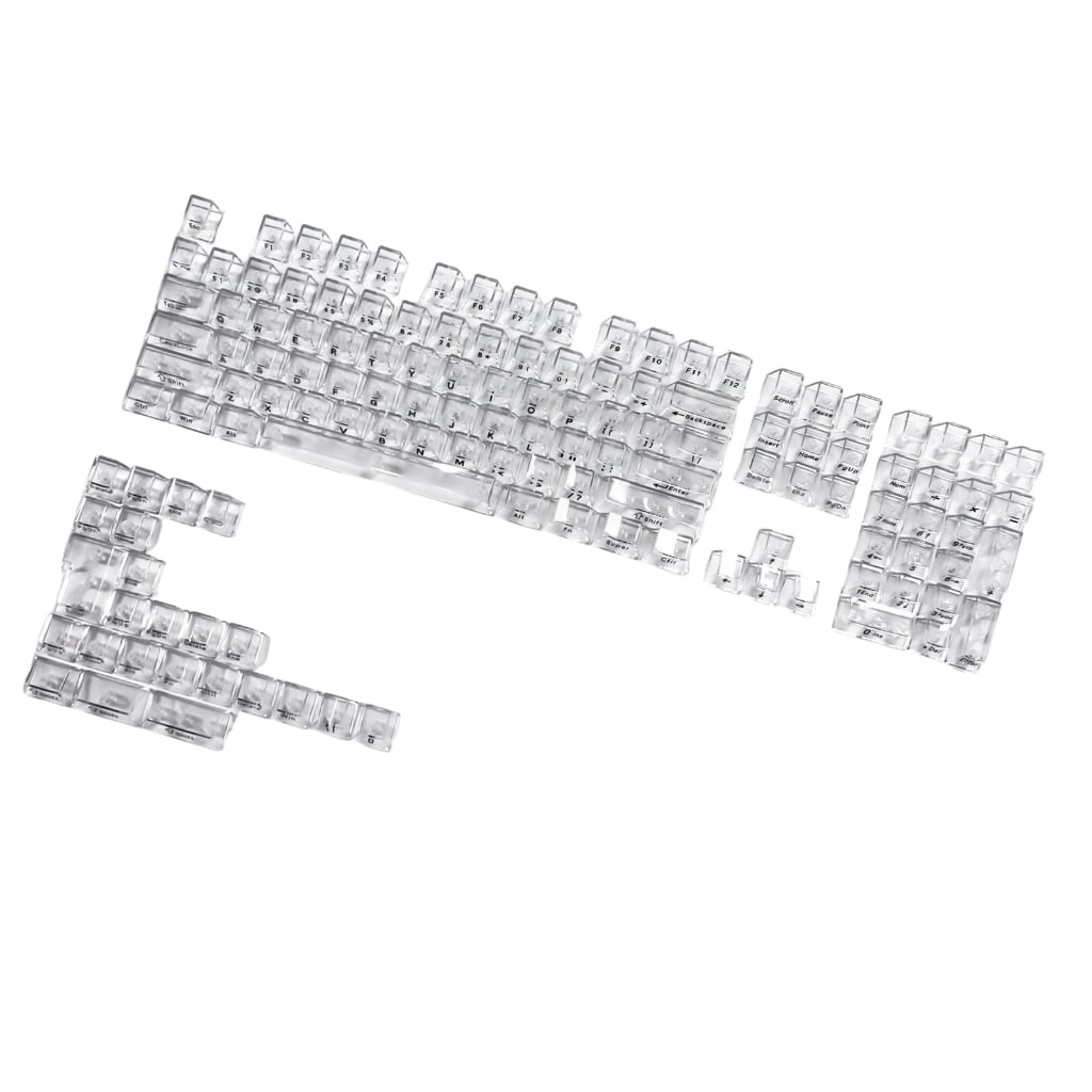 WINDLAND Transparent Keycaps Set For Gaming Keyboards 10mm Profile ...