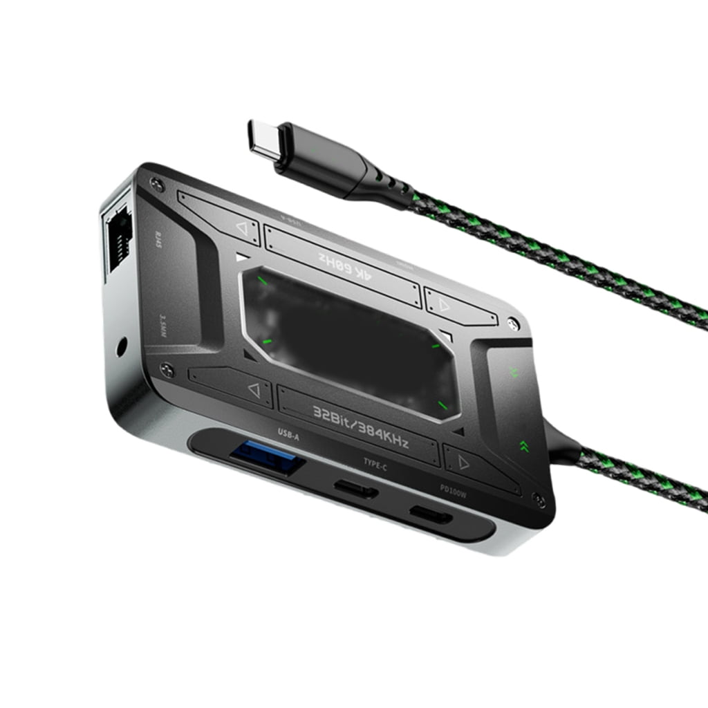 WINDLAND Type C Docking Station with 1000Mbps Ethernet Transmission Usb ...
