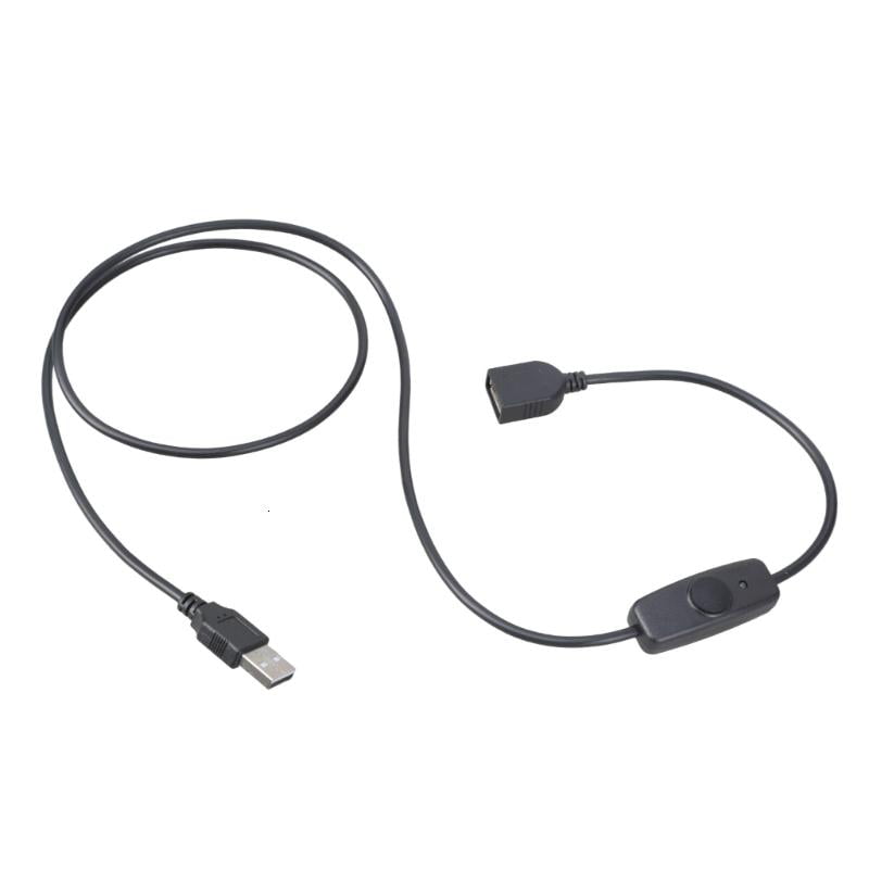 WINDLAND USB 2.0 Extension Cable Male To Female Extender with Switches ...