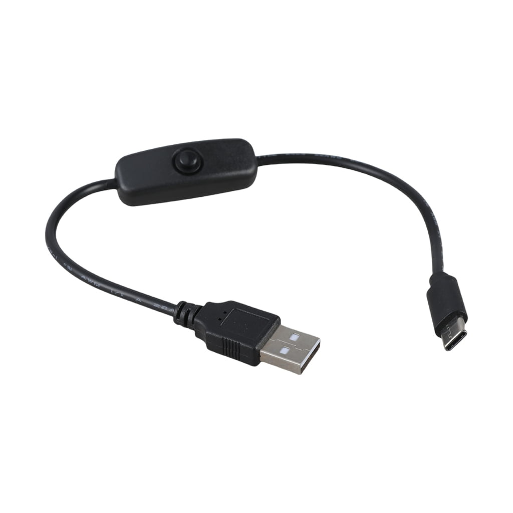 WINDLAND USB A To Type C Power Cable Adapter With Switches USB to Type ...