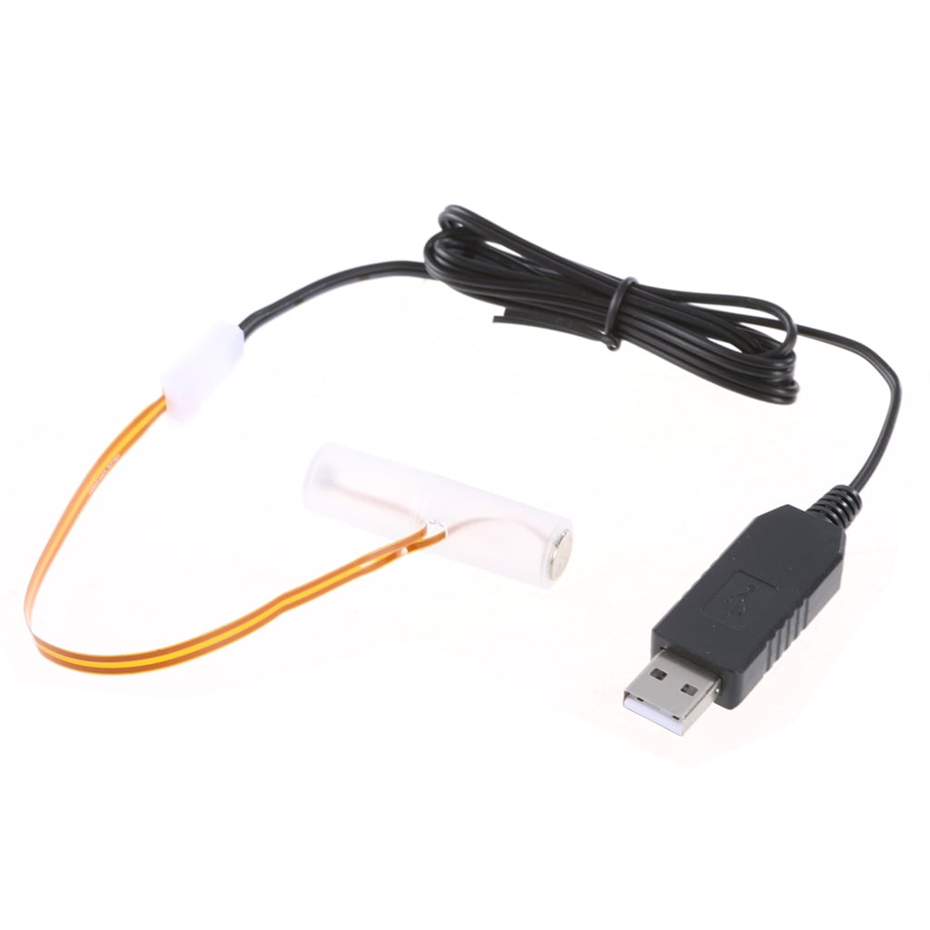 WINDLAND USB Battery AA Battery Eliminators Cable Replace 1Pc 1.5V AA ...