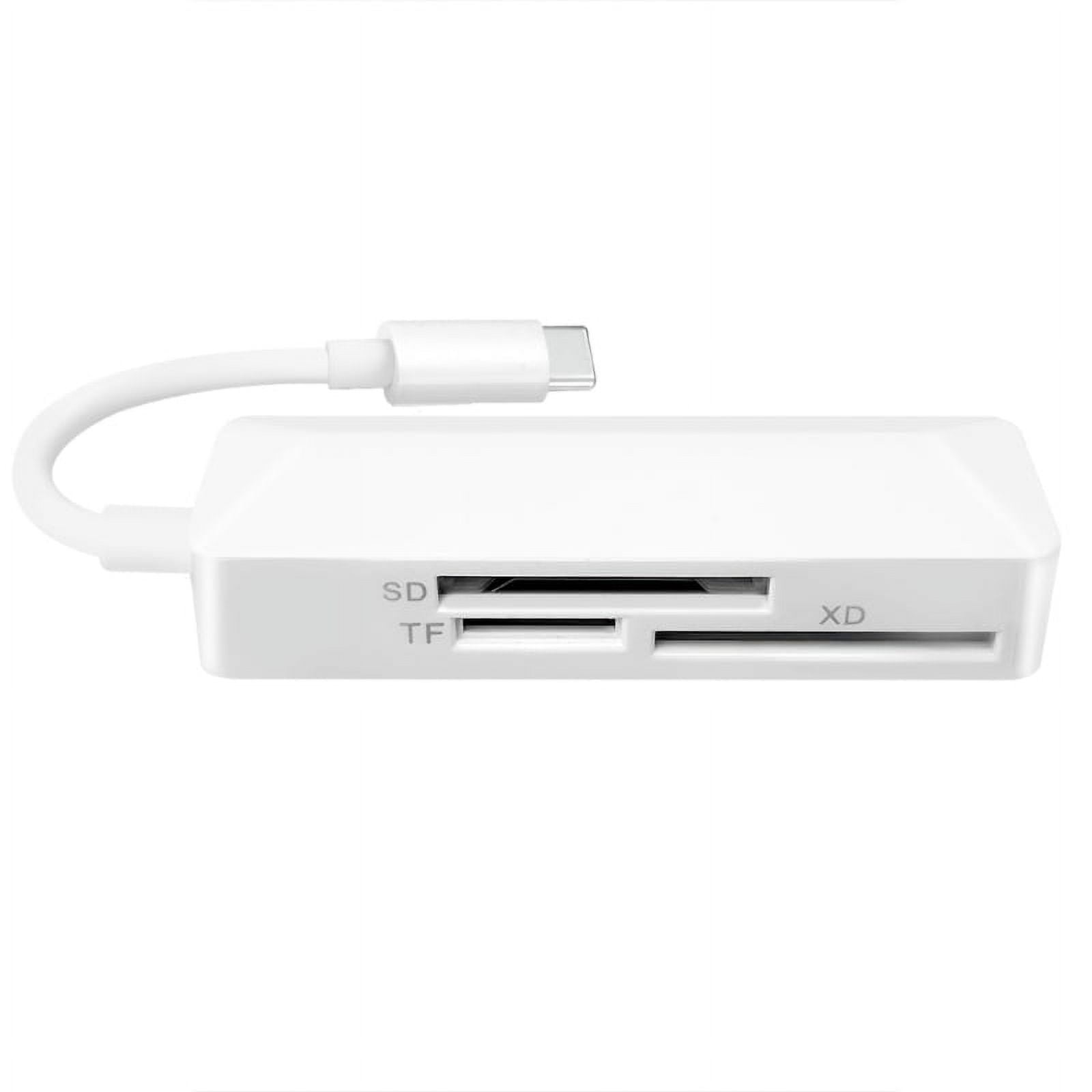 WINDLAND USB C Card Reader TFSD XD 3 in 1 Carder Reader for Laptop ...