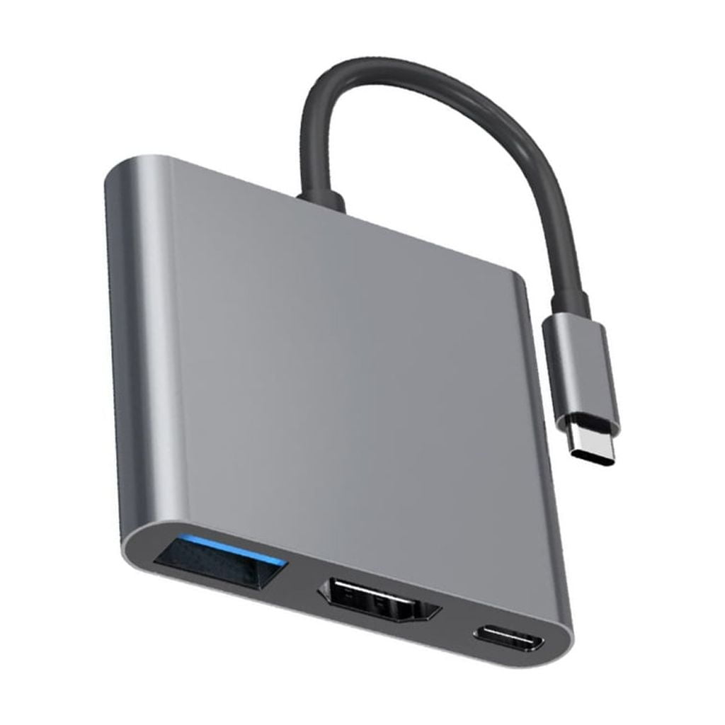 WINDLAND Type C HDTV Adapter with USB3.0 Charging Port Hub 4K Display ...