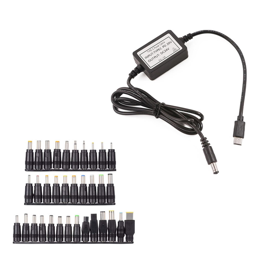 WINDLAND USB Converter Cable with Digital Display and Adapter Types ...