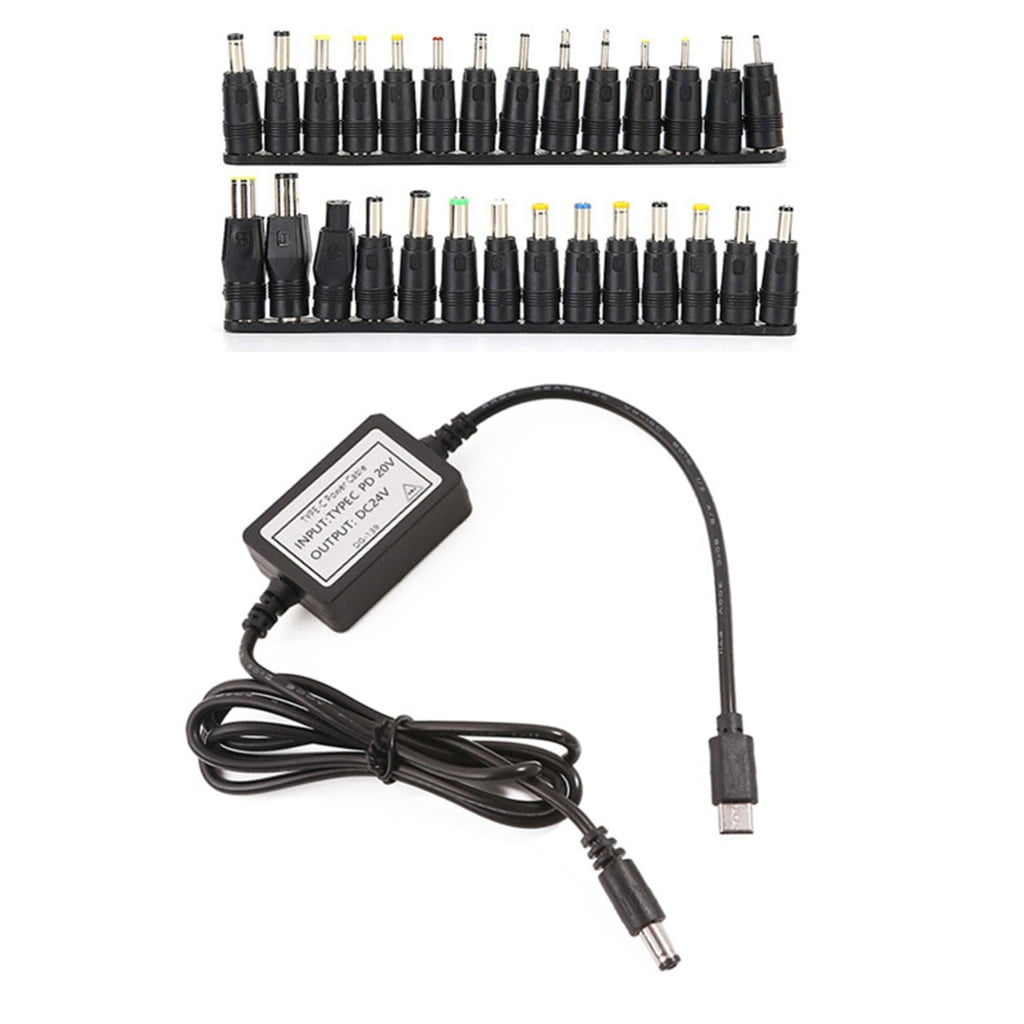 WINDLAND USB Converter Cable with Digital Display and Adapter Types ...