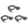 WINDLAND USB Extension Cable USB2.0 Extension Cable Male to Double ...