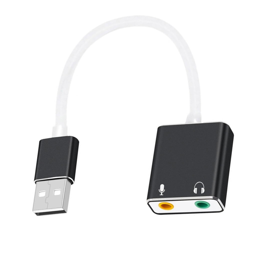 WINDLAND USB External Stereo Sound Card with 3.5mm Headphone ...