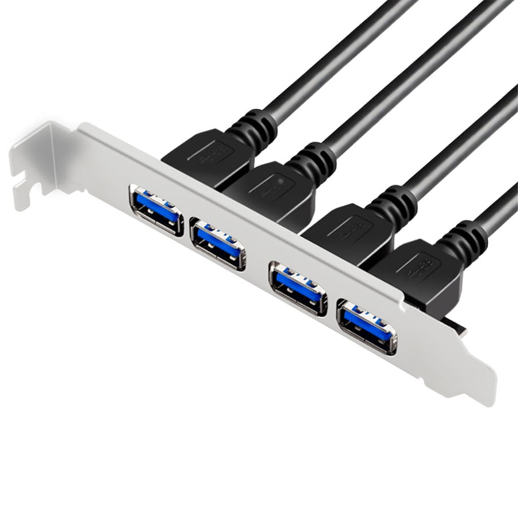 WINDLAND 19+1 20Pin 4 Port USB 3.0 Front Panel Bracket for PC USB3.0 ...