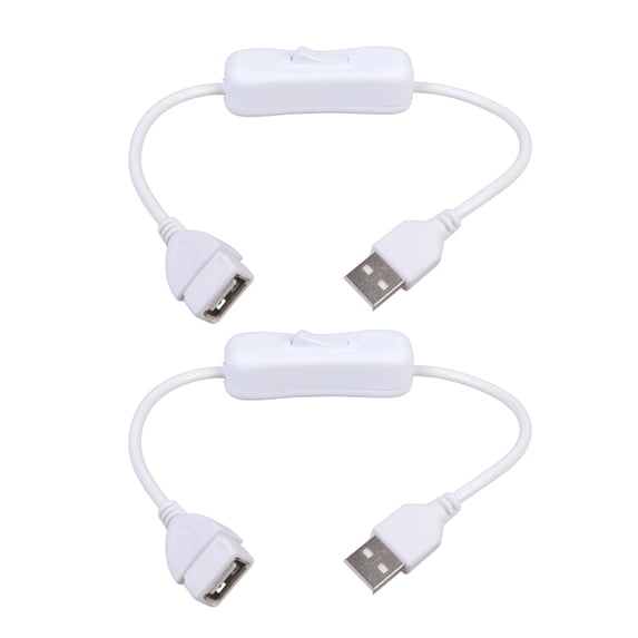 WINDLAND USB Switcher Cord with Power Control Switcher Male to Female ...