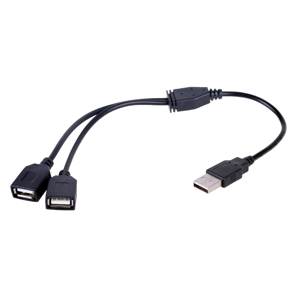 WINDLAND USB Y Splitters Cable USB Male to 2 USB Female Splitters USB ...
