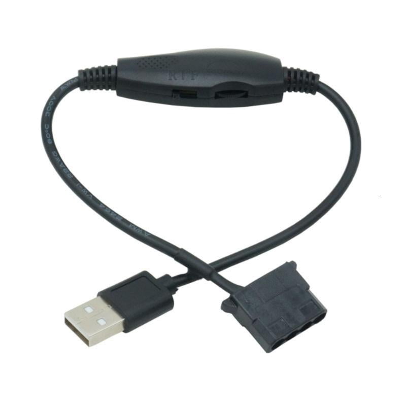 WINDLAND USB to 4Pin PWM 5V USB Sleeved Fan Power Adapter Cable USB to ...