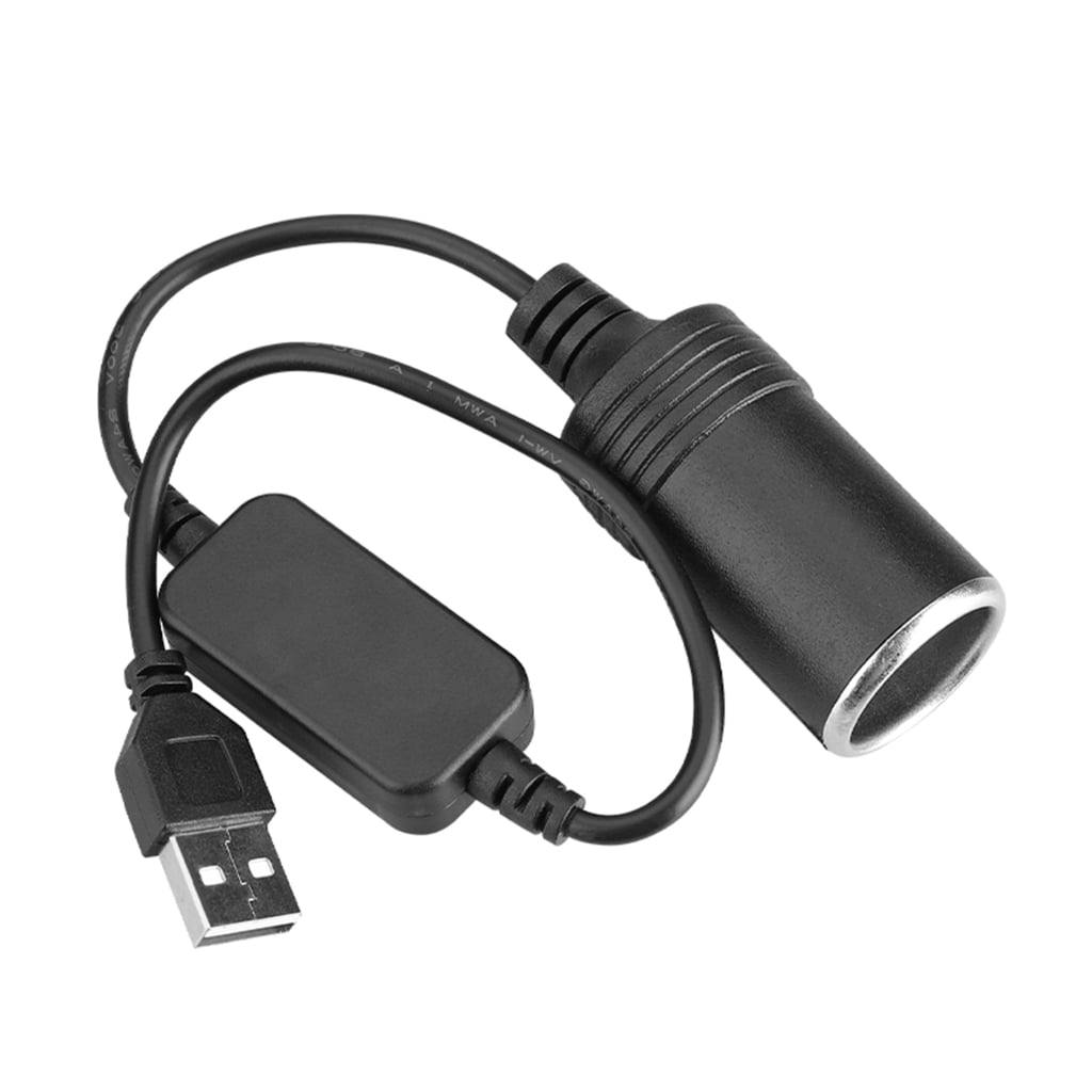 WINDLAND USB to Cigarettes Lighter Adapter 12V USB Male to Car ...