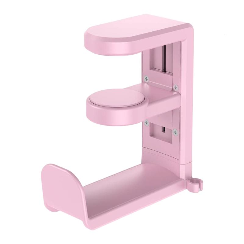 WINDLAND Universal Rotating Clamp Headset Stand Under Desk Design Hook ...