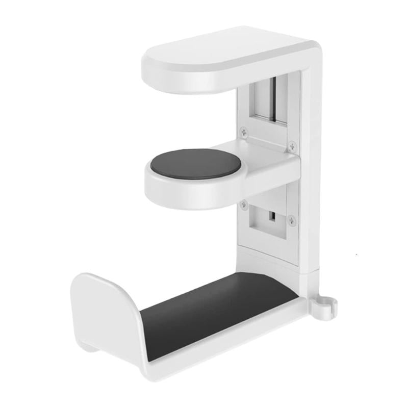 WINDLAND Universal Rotating Clamp Headset Stand Under Desk Design Hook ...