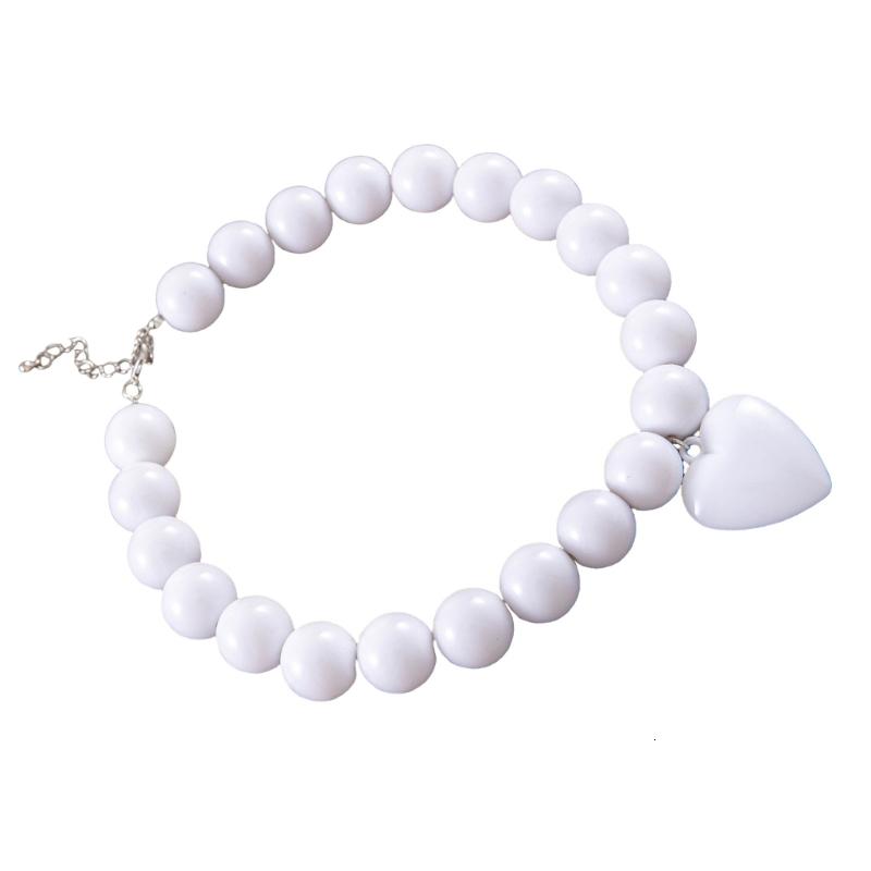 WINDLAND Versatile Heart Necklace Beaded Neckchain Adding Charm To Your ...
