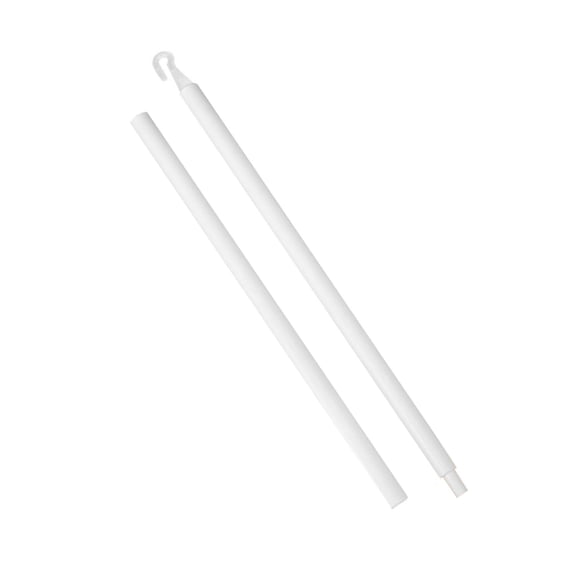 WINDLAND Vertical Blinds Wand with Hook, Comfortable Grip 24" White ...