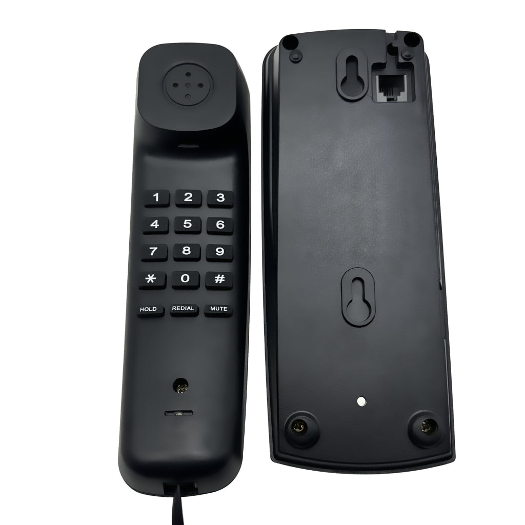 WINDLAND Wall Mount Corded Landline Phone Big Button Household Hotel ...