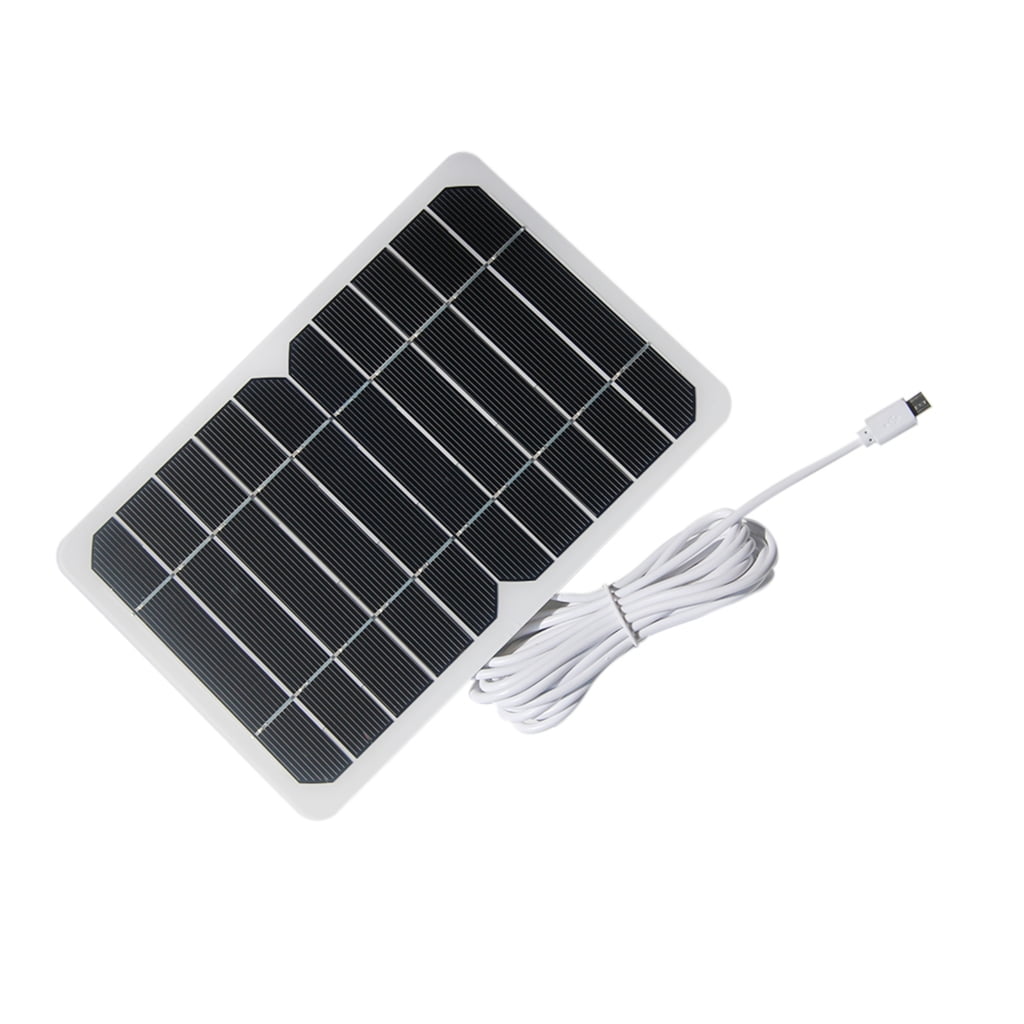 WINDLAND Wall Mount Solar Panel For Wireless Security Cameras, Solar ...