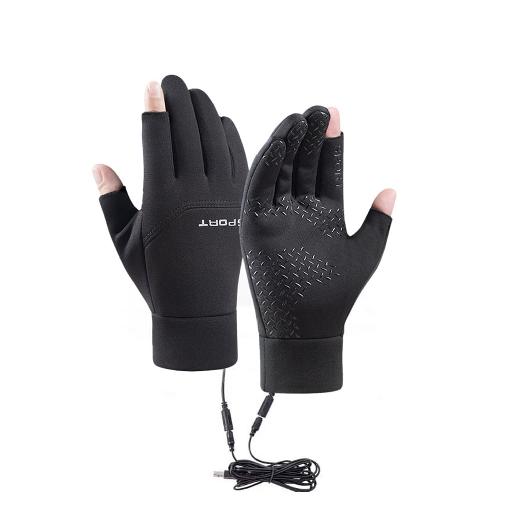 WINDLAND Warm Heated Gloves For Outdoor Recreationists Cold Weather ...