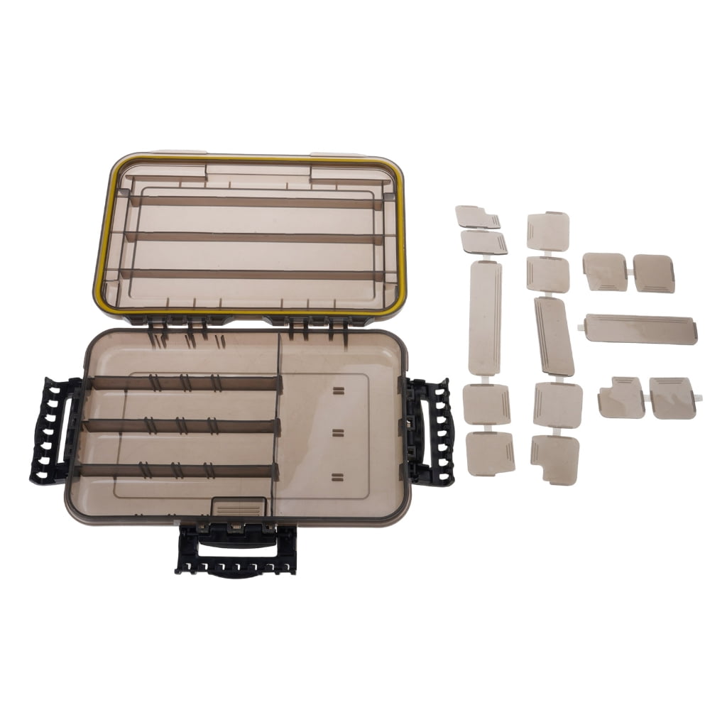 WINDLAND Waterproof Fishing Tackle Box Fish Hook Storage Trags ...