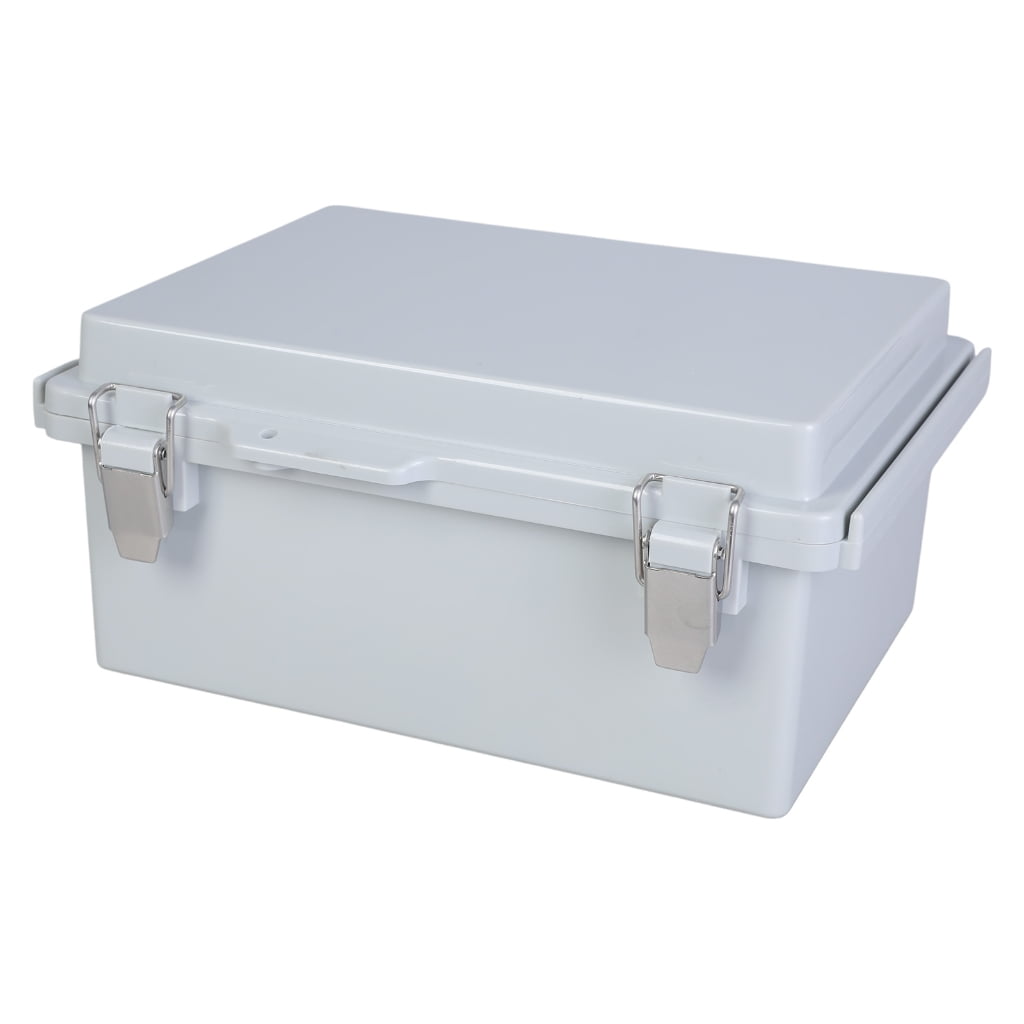 WINDLAND Waterproof Outdoor Box with Hinged Cover Weatherproof ...