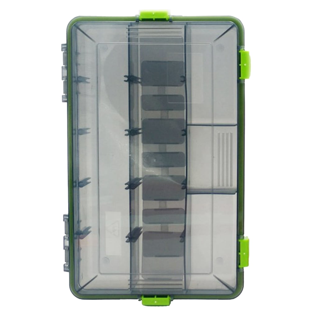 WINDLAND Waterproof Tackle Box Fishing Tackle Container Box Fishing ...