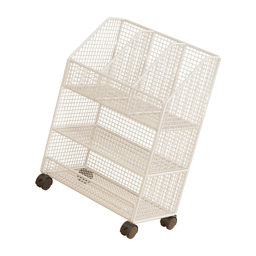 WINDLAND White Portable Storage Unit With Sturdy Construction And ...