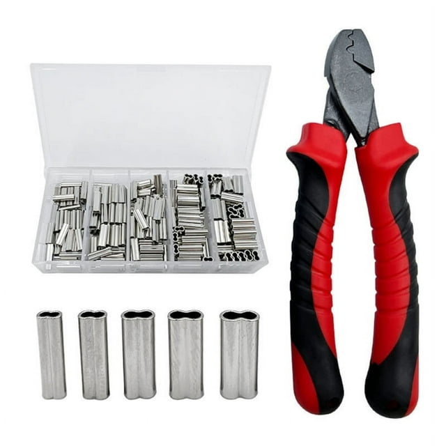 WINDLAND Wire Crimping Tools Fishing Crimping Pliers Plier Wire Rope ...
