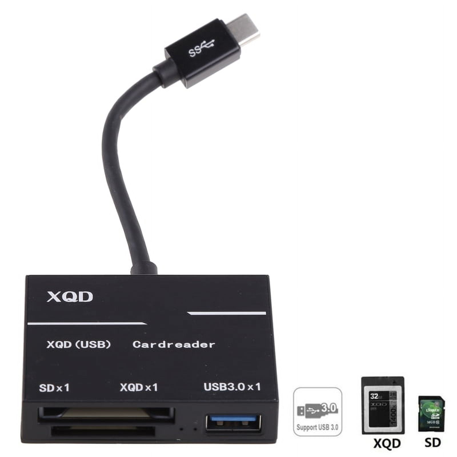 WINDLAND XQD USB Card Reader Adapter for Photographers Camera SD XQD ...