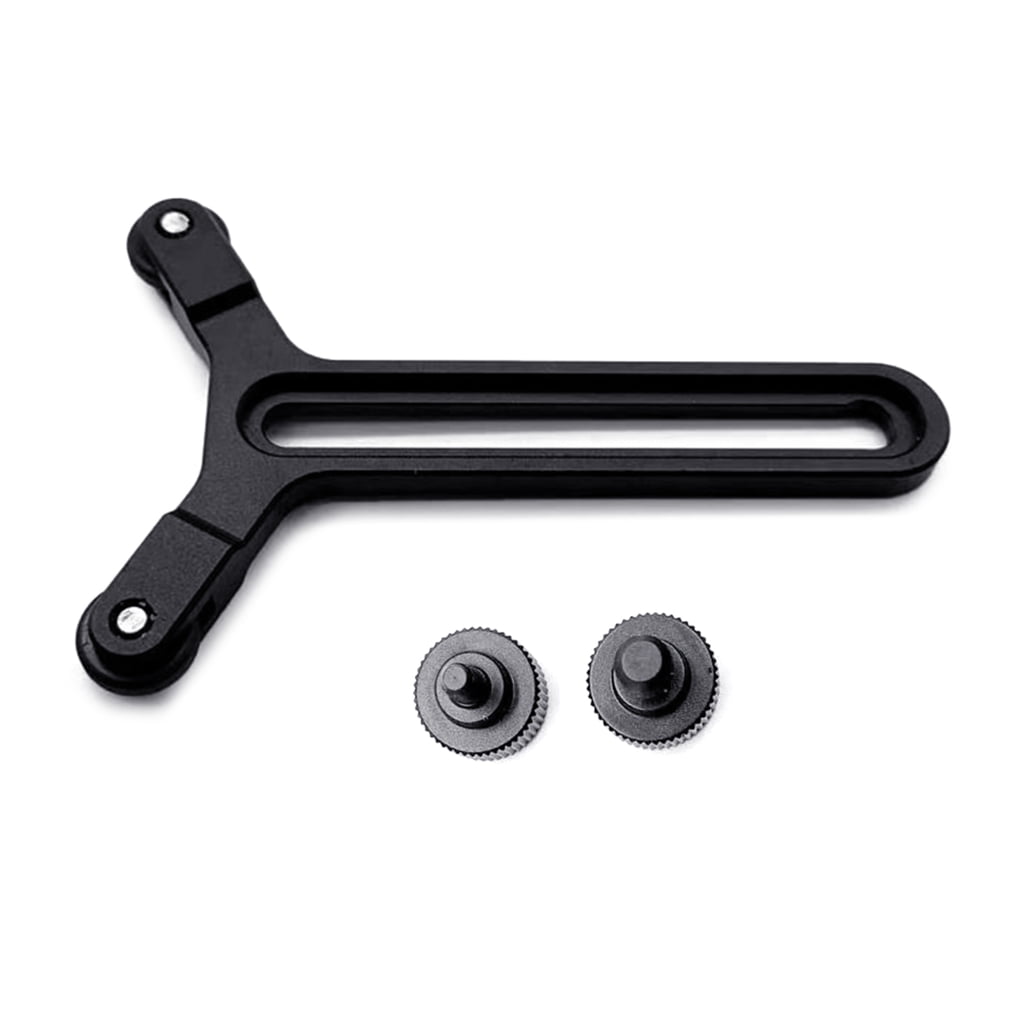 WINDLAND Y Bracket Lens Support with Double Wheel Y Shaped Lens Support ...